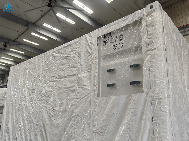 Shipping Container Tarpaulin Cover with Window - Buy shipping container ...