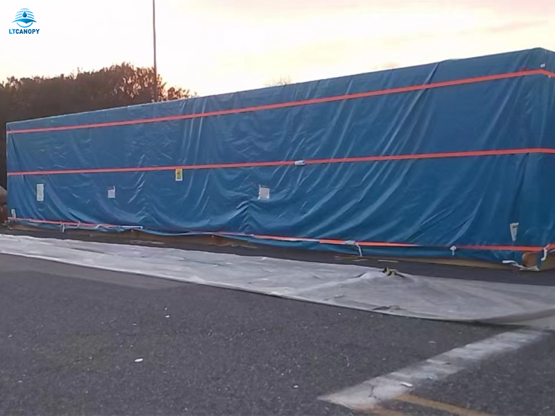 Outdoor Waterproof Shipping Container Cover - Buy container cover ...