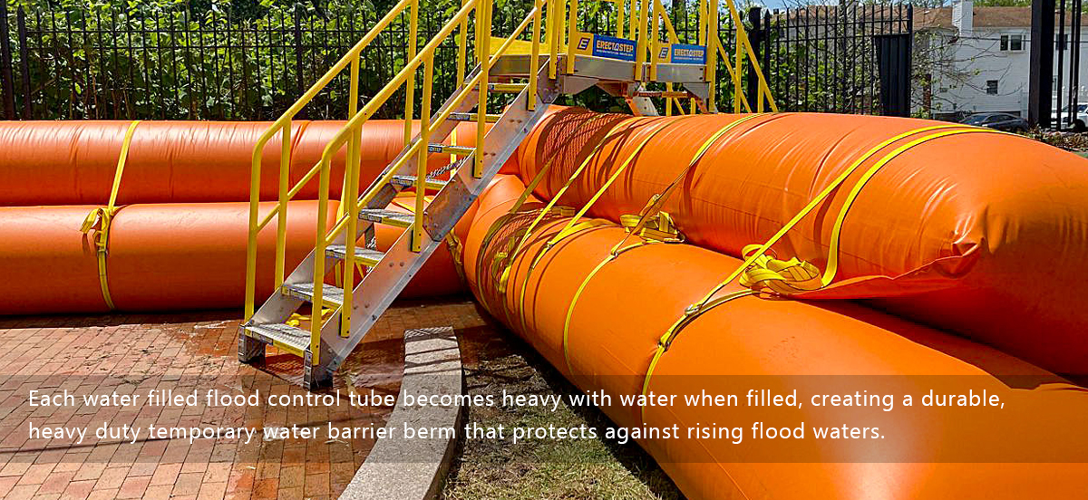 Water Filled Flood Barrier Hose - Buy water filled flood tubes, water ...