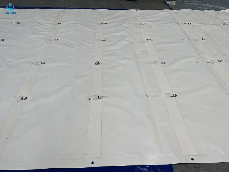 Semi Trailer Top Cover - Buy open top trailer cover, heavy duty trailer ...