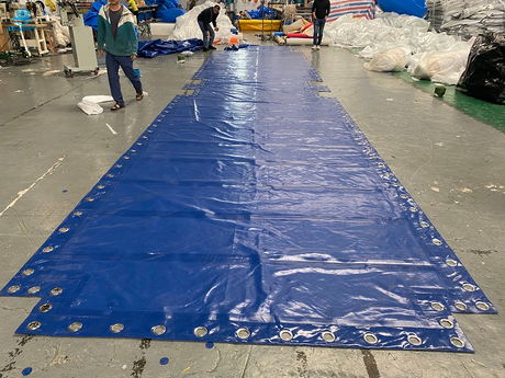 Customized Heavy Duty Open Top Container Tarpaulin Cover - Buy shipping ...