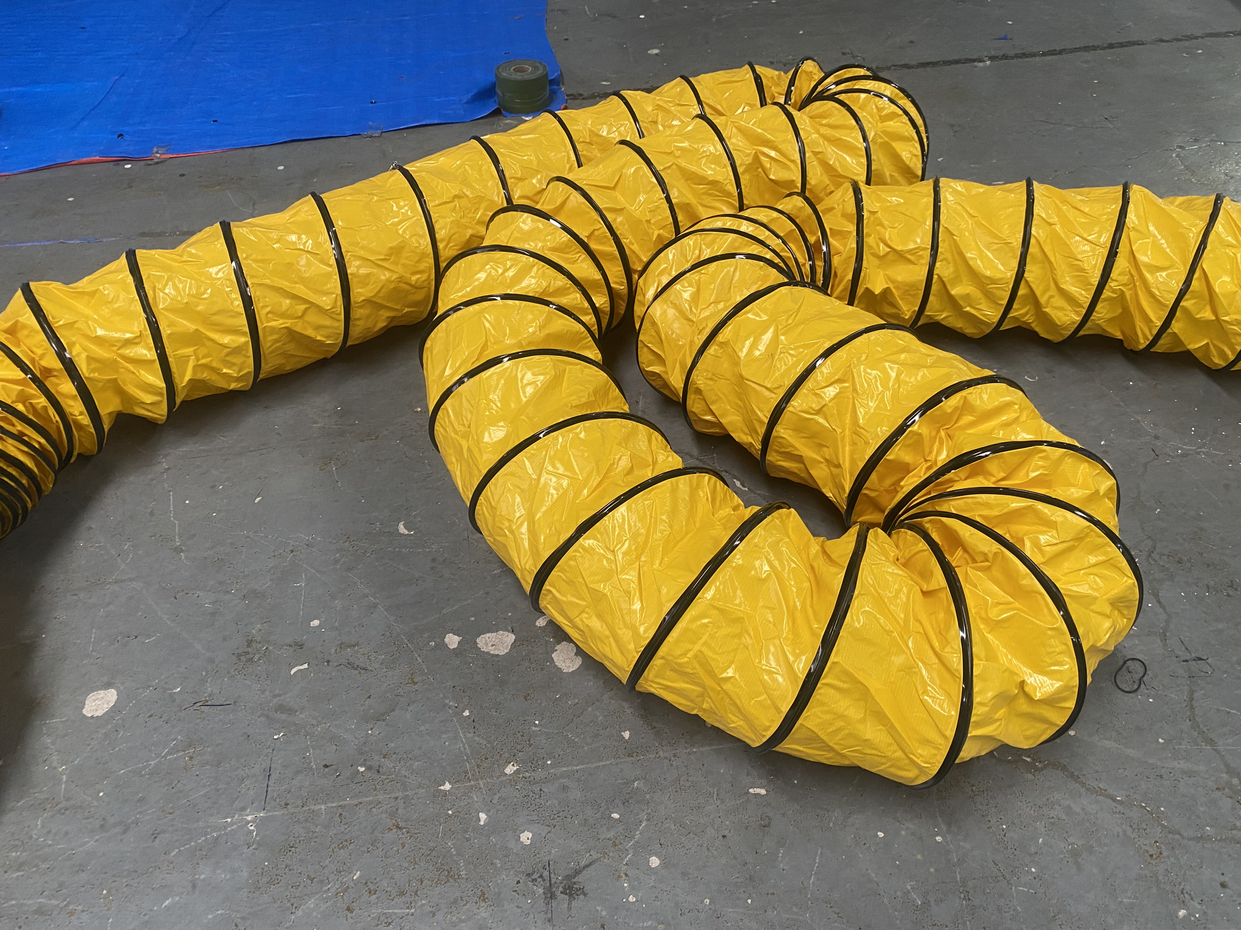 PVC Flexible Ducting Flame Retardant for Ventilation - Buy tunnel duct ...
