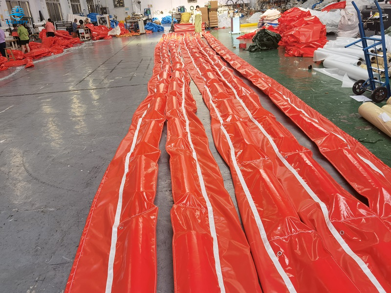 Floating Containment Boom Barrier - Buy containment booms, oil fence ...