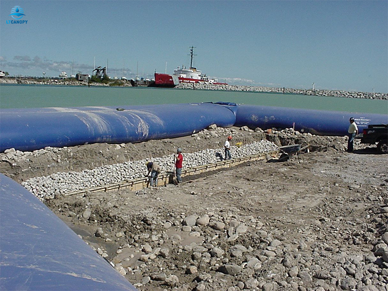 Water Inflated Cofferdam for Construction - Buy quick dam water-filled ...