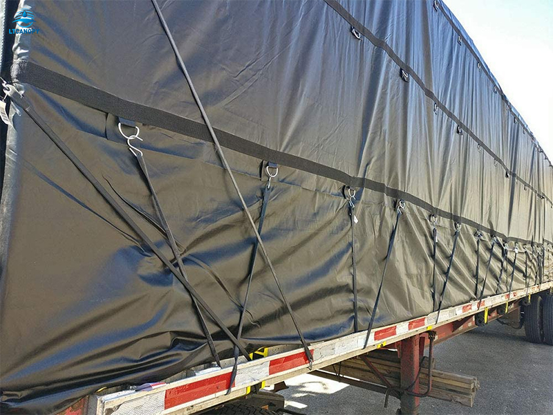 Heavy Duty Vinyl Coated Lumber Cover - Buy lumber cover, trailer cover ...