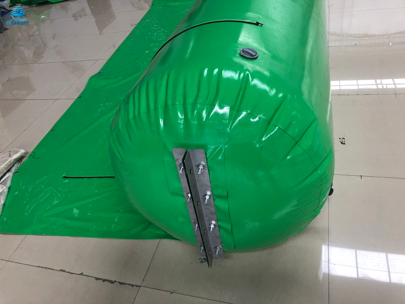 Green Inflatable Barrier Tube for House - Buy green flood barrier tube ...