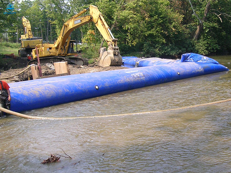 Water Inflated Cofferdam for Construction - Buy quick dam water-filled ...