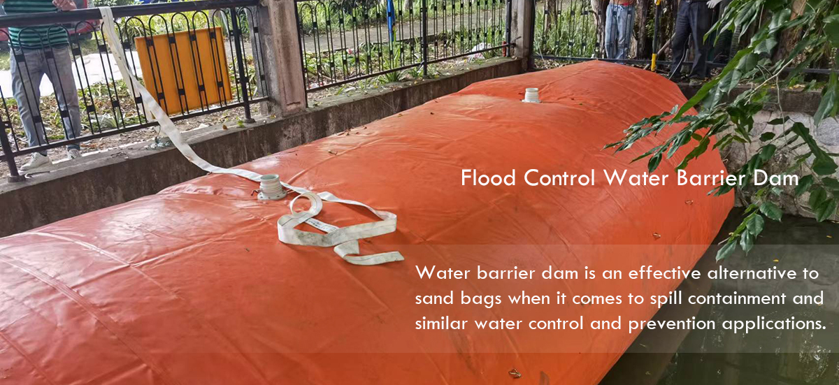 Flood Control Water Barrier Dam - Buy inflatable flood barrier ...