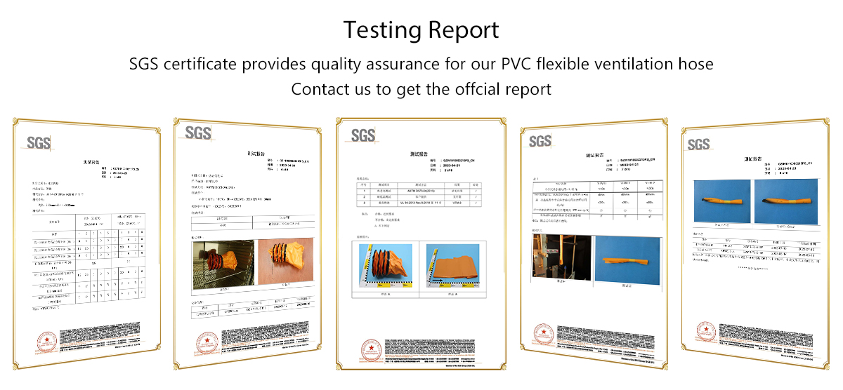 PVC Flexible Ducting Flame Retardant for Ventilation - Buy tunnel duct ...