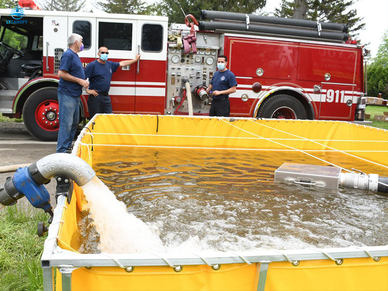 Portable Folding Frame Water Tanks - Buy emergency water storage tanks ...