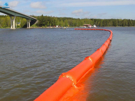 Curtain boom ASTM standard - Buy oil containment boom, oil spill boom ...