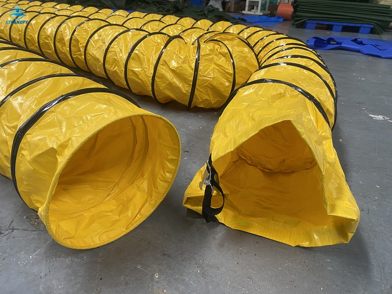 PVC Flexible Ducting Flame Retardant for Ventilation - Buy tunnel duct ...