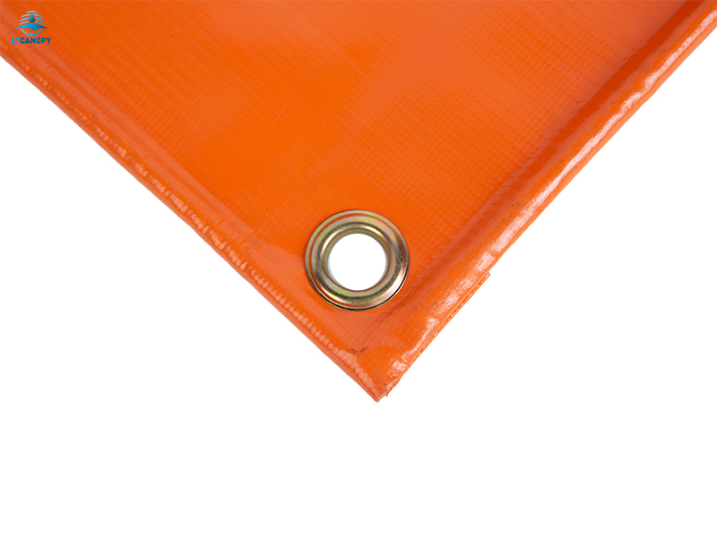 Orange PVC Coated Mesh Tarpaulin for PVC Foldable Hose - Buy waterproof ...