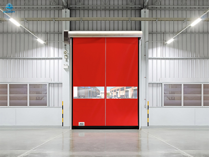 Industrial High Speed Roll Up Doors - Buy high speed fabric doors ...