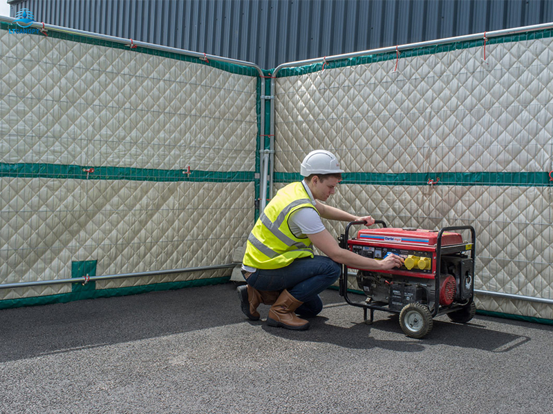 Acoustic Soundproof Shield for Noise Reduction 3.5X2m - Buy noise ...