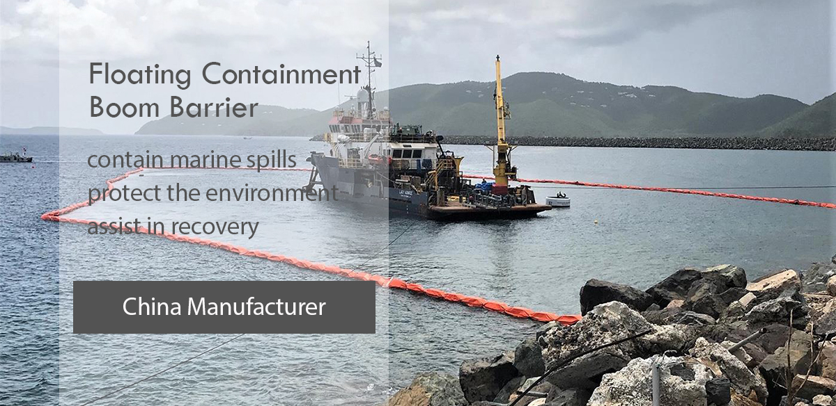 Floating Containment Boom Barrier - Buy containment booms, oil fence ...