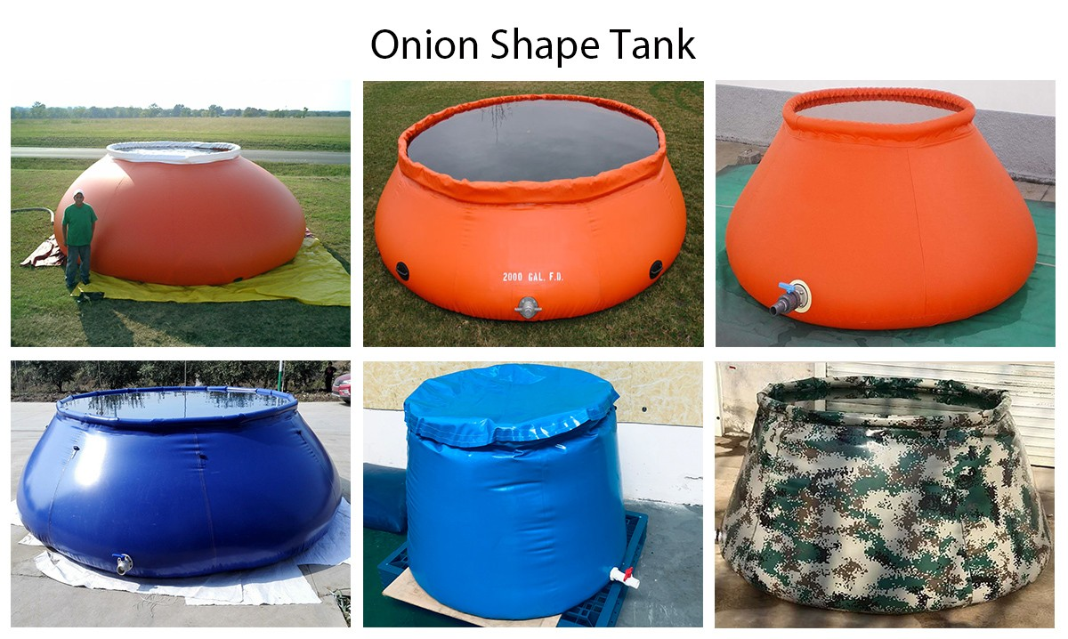 Self Supporting Onion Shape Tank - Buy pumpkin tanks, temporary liquid ...