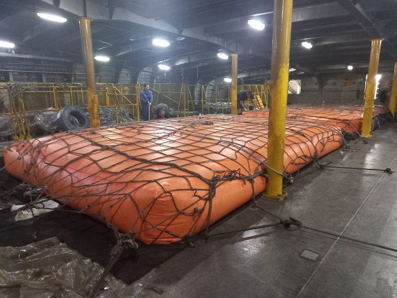 Blue Water Filled Bladder Tank for Construction Site - Buy large water ...