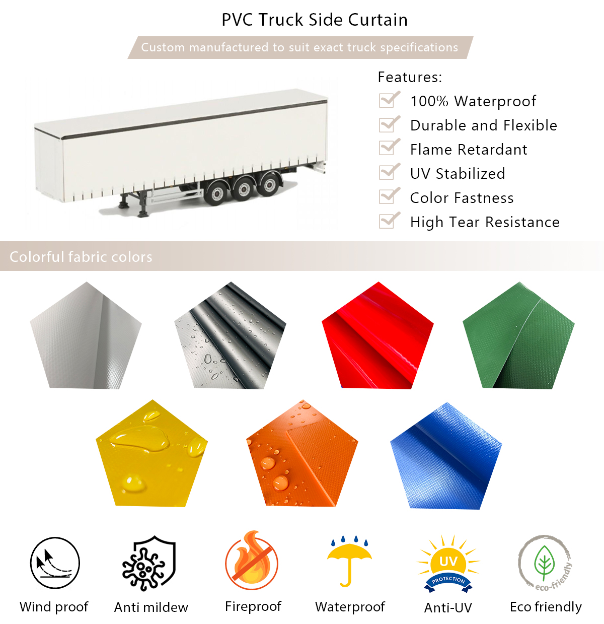 PVC Truck Side Curtain Manufacturer - Buy side curtain truck, truck ...
