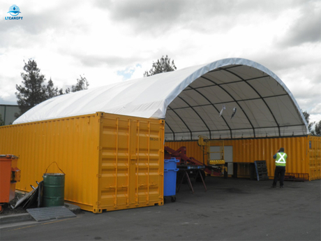 Shipping Container Dome Shelter - Buy shipping container covers ...