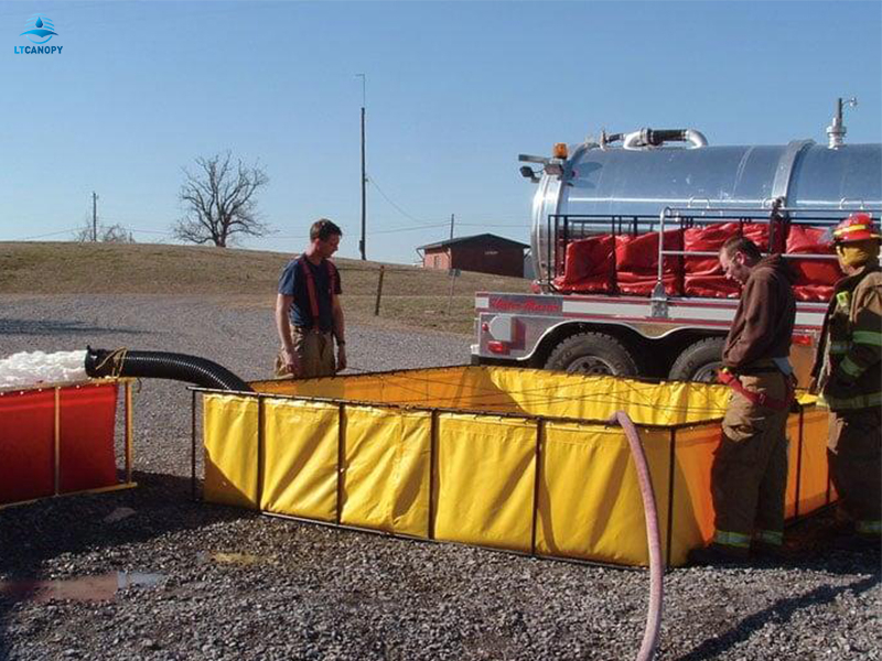 Portable Folding Frame Water Tanks - Buy emergency water storage tanks ...