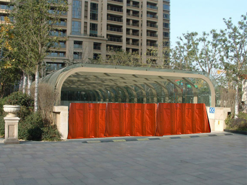 Instant Orange Flood Barrier Wall - Buy portable flood control ...