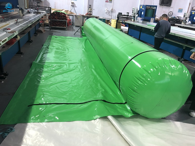 Green Inflatable Barrier Tube for House - Buy green flood barrier tube ...