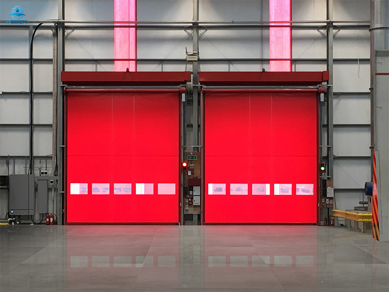 Industrial High Speed Roll Up Doors - Buy high speed fabric doors ...