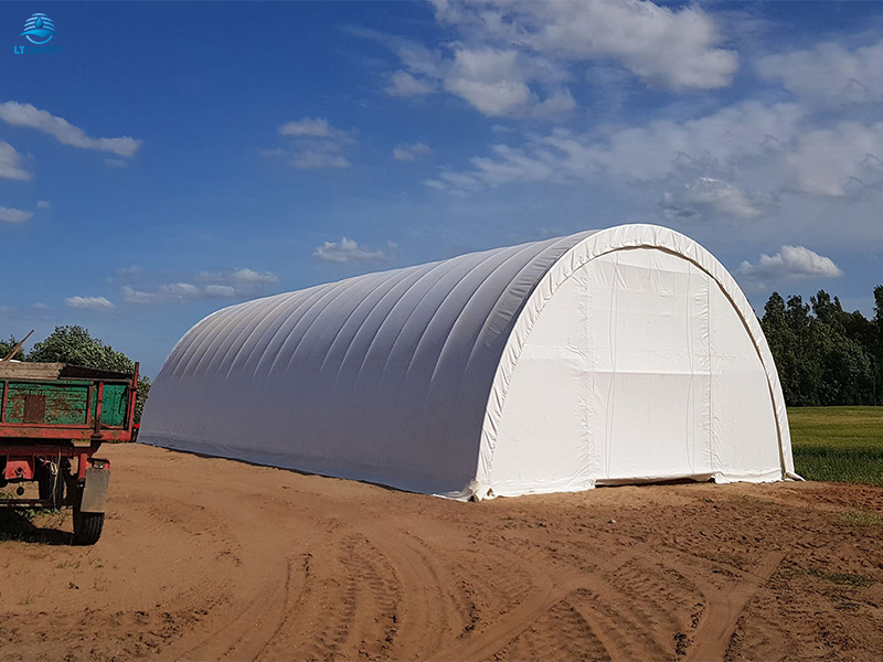 Arched Storage PVC Tent - Buy PVC tent, container dome, semicircular ...
