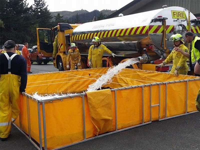 Portable Folding Frame Water Tanks - Buy emergency water storage tanks ...